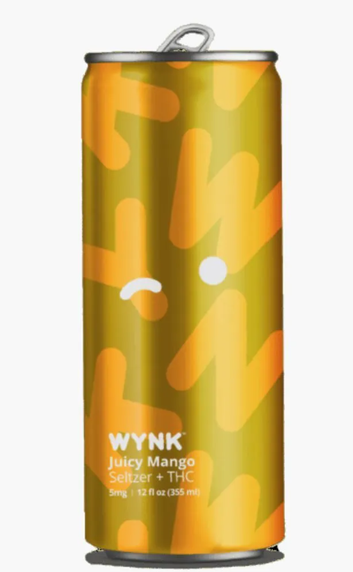 Wynk Juicy Mango THC Seltzer 5mg | Herban Flow | THC Infused ...