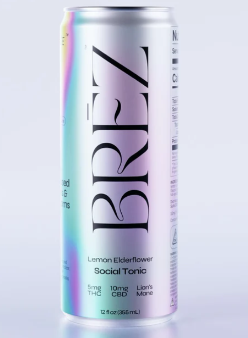 BREZ OG - 5mg THC Lemon Elderflower Social Tonic | Herban Flow | THC ...