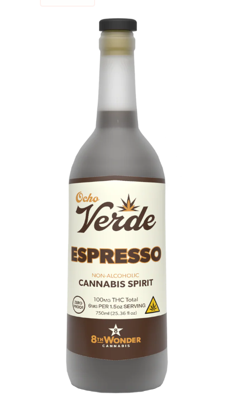 8th Wonder Ocho Verde Espresso THC Spirit (750mL) | Herban Flow | THC ...