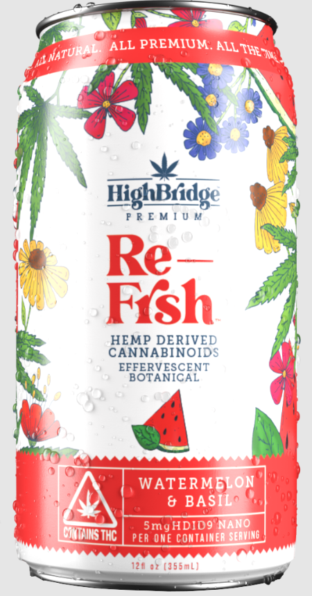 High Bridge ReFrsh THC Watermelon Basil | Herban Flow
