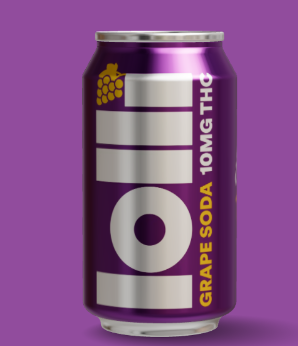 Lolli THC Grape Soda 10mg | Herban Flow